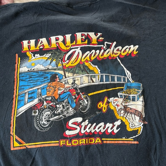 Harley-Davidson | Shirts | Vintage 99s Harley Davidson Of Stuart ...